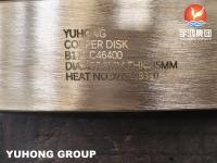 China ASTM B171 C46400 Naval Brass Copper Disc for Marine & Industrial Applications for sale