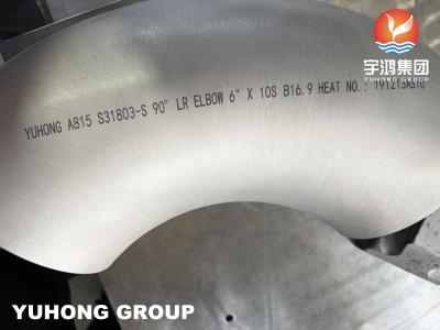 China ASTM A815 S31803 Duplex Stainless Steel 90 Degree Long Radius Elbow for sale