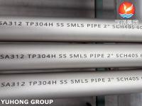 China ASTM A312 TP304H 304L Stainless Steel Seamless Pipe For Chemical And Industrial Applications for sale