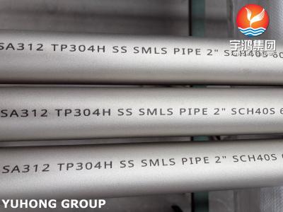 China ASTM A312 TP304H 304L Stainless Steel Seamless Pipe For Chemical And Industrial Applications for sale