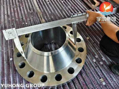 China ASTM A182 F347 Weld Neck Flange / EN 1.4550 Stainless Steel Flange WNRTJ Flange for sale