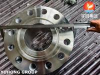 China ASTM A182 F347 Weld Neck Flange / EN 1.4550 Stainless Steel Flange WNRTJ Flange for sale