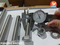 China Super Duplex Fasteners ISO4017 S32205 2205 Duplex Steel Hex Bolt Nut Washer for sale