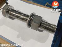 China Super Duplex Fasteners ISO4017 S32205 2205 Duplex Steel Hex Bolt Nut Washer for sale