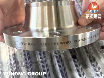China A182 F51 S31803 / S32205 Duplex Stainless Steel Welding Neck WNRF Flange for sale
