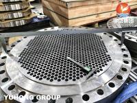 China ASTM A182 F316L Stainless Steel Forged Tubesheet with Precision Machined Tube Holes for Heat Exchangers for sale