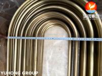China ASTM B111 C44300 Admiralty Brass Precision U Bend Tube for Condensers and Heat Exchangers for sale