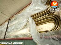 China ASTM B111 C44300 Admiralty Brass Precision U Bend Tube for Condensers and Heat Exchangers for sale