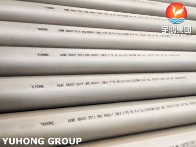 China ASTM B407 Incoloy 800HT UNS N08811 Nickel Alloy Seamless Pipe with High-Temperature and Oxidation Resistance for sale