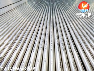 China ASTM B338 Grade 2 Titanium Seamless Tube UNS R50400 for Heat Exchangers with Bright Annealed Surface for sale