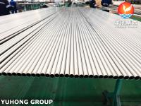 China ASTM B338 Grade 2 Titanium Seamless Tube UNS R50400 for Heat Exchangers with Bright Annealed Surface for sale