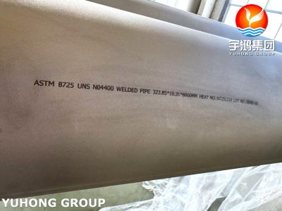China ASTM B725 Monel 400 Nickel Alloy Welded Pipe with Corrosion Resistance and Customized Dimensions for sale