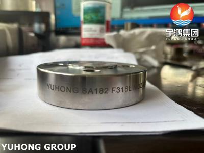 China ASME SA182 F316L Stainless Steel Flange Forged Nozzle Flange for Pressure Vessel for sale