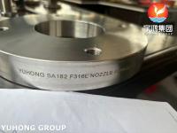 China ASME SA182 F316L Stainless Steel Flange Forged Nozzle Flange for Pressure Vessel for sale