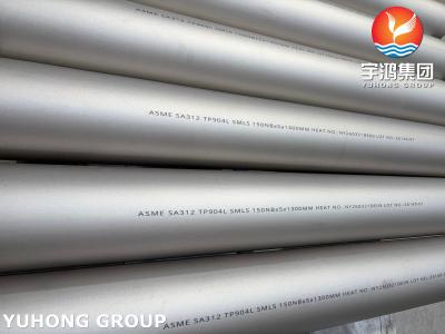 China ASME SA312 UNS N08904 / TP904L Stainless Steel Pipe DIN 1.4539 Seamless Pipe for Industry for sale