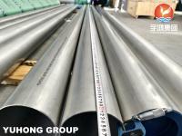 China ASTM A790 S31803 Duplex 2205 Welded Stainless Steel Pipe for Corrosive Service with High Mechanical Strength for sale