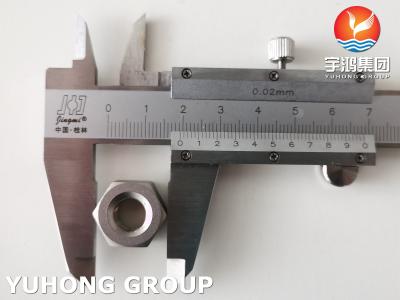 China Titanium Alloy Fasteners ASTM F468 B348 GR.2 Threaded Rod Threaded Bar with Nut and Washer for sale