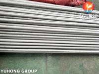 China ASME SB163 Incoloy 825 Seamless Nickel Alloy Heat Exchanger Tube with Solution Annealed and Corrosion Resistant Properties for Customized Applications for sale