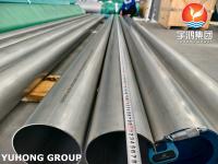China Duplex2205 Pipe , ASTM A790 UNS S31803 Duplex Steel Welded Pipe For Water Treatment for sale