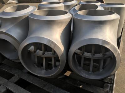 China Butt - Weld Fittings , ASTM A815 S31803 , B16.9 , HEAVY THICKNESS TEE , PETROCHEMICAL APPLICATION for sale