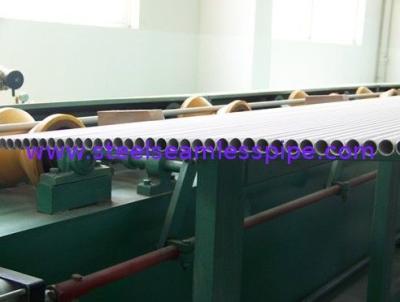 China Stainless Steel Seamless Tube , Pickled And Solid And Annealed . EN10216-5 1.4301 1.4307 1.4401 1.4404 1.4571 1.4438 for sale