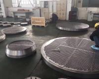 China Compact Design Alloy Steel Forged Flange F321H F316L For Chemical Reactor for sale