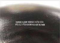 China ALLOY STEEL PIPE FITTINGS ASTM A234 WP11 WP22 P91 90° LR SR ELBOW for sale