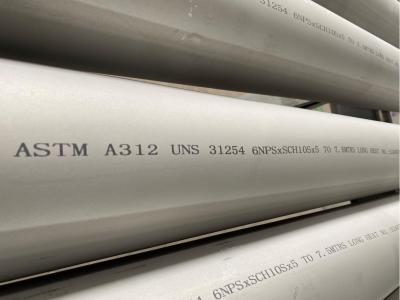 China ASTM A312 S31254 Duplex Stainless Steel Pipes For Offshore for sale