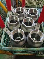 China Screwed Welded Clamp 150lb 3pcs Stainless Steel Ball Valve for sale