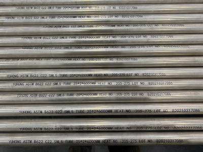 China ASTM B622 C22 (UNS NO6022)  HASTELLOY STEEL SEAMLESS TUBE, ET (ASTM E571) , UT(ASTM E213) for sale