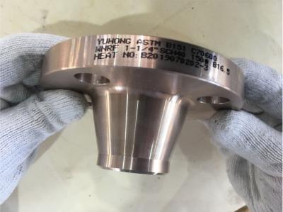 China ASTM B151 WNRF SCH80 C70600 Copper Alloy Forged Flanges for sale