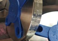 China Duplex Steel Forged Flange, ASTM A182 F44 254MO WNRTJ Flanges 3''  SCH 160 1500# ASME B16.9 for sale