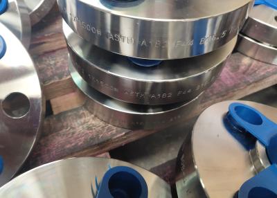 China Duplex Steel Forged Flange, ASTM A182 F44 254MO WNRTJ Flanges 3''  SCH 160 1500# ASME B16.9 for sale
