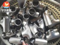 China ASTM A815 S32750 Duplex Steel Pipe Fittings Seamless Equal Tee Butt Welded B16.9 for sale