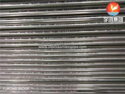China Nicke Alloy tube Inconel 600 Seamless Tubing for Heat Exchanger SB163 UNS N06600 for sale