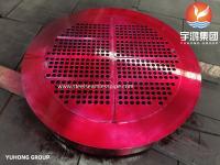 China ASME SA182  F304 / F304L Tubesheet for Heat Exchanger Tube bundle for sale