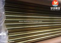 China ASTM B111 UNS C44300 Admiralty Brass Seamless Tube, Copper Alloy Heat Exchanger Tube for sale
