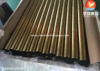 China ASTM B111 UNS C44300 Admiralty Brass Seamless Tube, Copper Alloy Heat Exchanger Tube for sale