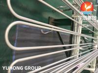 China UNS NO6625/Din 2.4856/ASTM B444  Inconel 625 U Bend Tube  Chemical Process Equipment NDT Available for sale