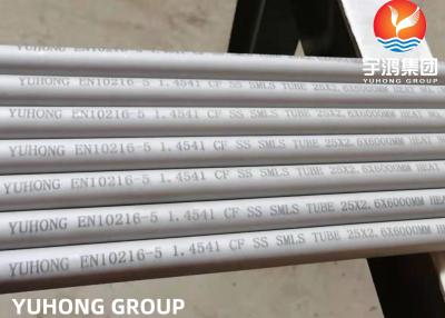 China EN10216-5 1.4541 1.4301 1.4307 1.4401 1.4404 Stainless Steel Seamless Tube, Pickled and Solid and Annealed. for sale