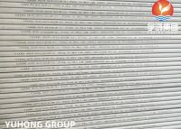 China ASTM A213 TP316L TP304 TP304L Stainless Steel Seamless Heat Exchanger Tube for sale