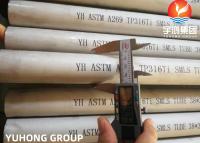China ASTM A269 Stainless Steel Seamless Pipe TP316L TP316Ti TP316H Annealed and pickled for sale