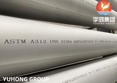 China Super Duplex Steel Seamless Pipe EN 10216-5 W.Nr. 1.4547 / 1.4462 / 1.4410 / 1.4501 / 1.4529 / 1.4835 for sale