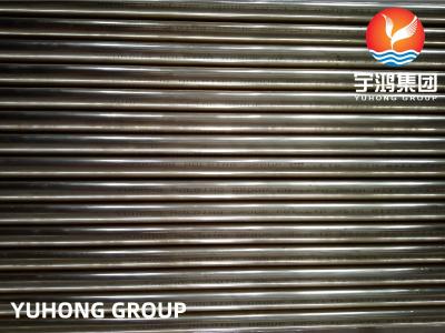 China Brass Alloy Seamless Tube ,ASTM B111 C44300 / CuZn28Sn1/ CZ111,  For Condenser And Cooling Application for sale