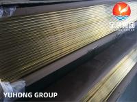 China Brass Alloy Seamless Tube ,ASTM B111 C44300 / CuZn28Sn1/ CZ111,  For Condenser And Cooling Application for sale