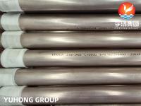 China Copper Nickel Alloy Seamless Pipe C70600 (CuNi 90/10), Temper O61 H55 H80 Silver Color for sale