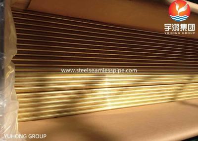 China Heat Exchanger Tube ASTM B111 UNS C44300, UNS C68700 Copper Alloy Seamless Tube for sale