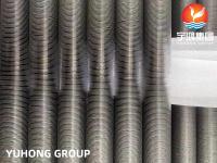 China Embedded Fin Tube ASME SB163 Monel 400 Nickel Alloy Tube G Type Finned Tube for sale