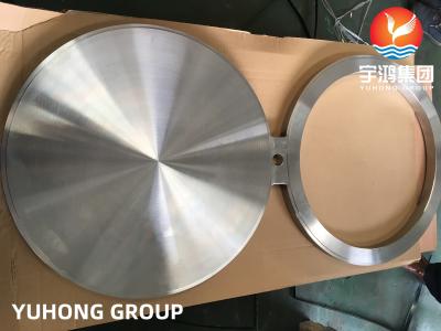 China SPECTACLE BLIND SUPER DUPLEX ASTM A182 F53 RF AISI B16.48​ Forgrd Flange for sale