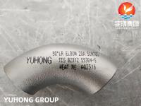 China JIS B 2312 Steel Pipe Fitting 90° 45° LR/SR Elbow SUS304 SUS304L for sale